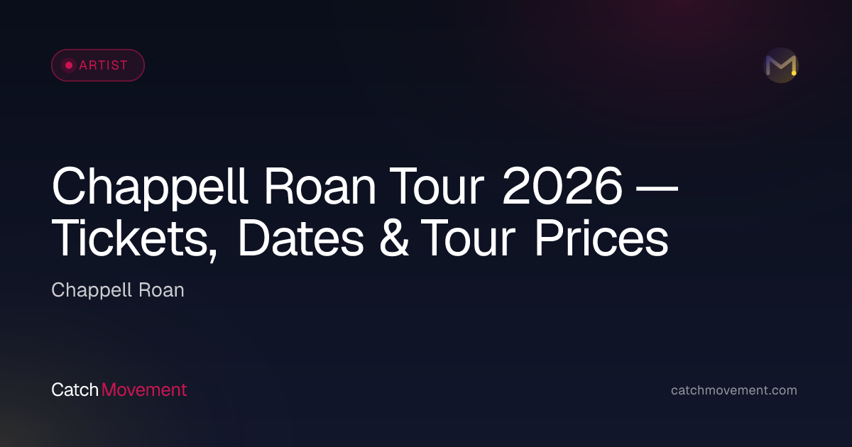 Chappell Roan Pop Tour 2026 — Tickets, Dates & Prices