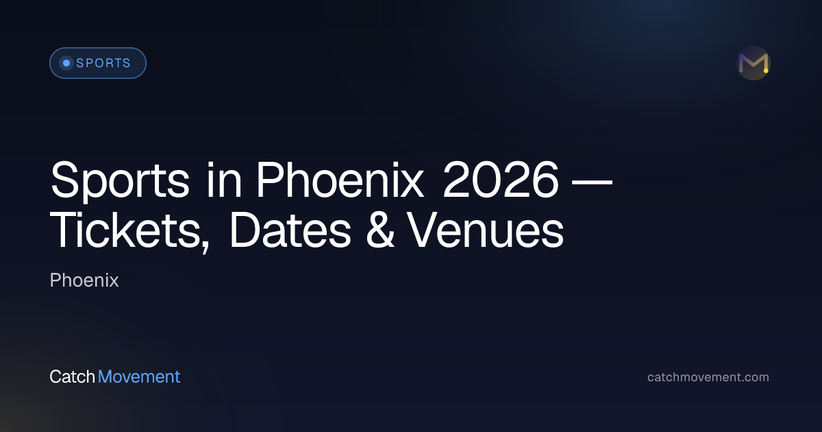 Phoenix Sports Tickets 2026 | Suns & Footprint Center Schedule