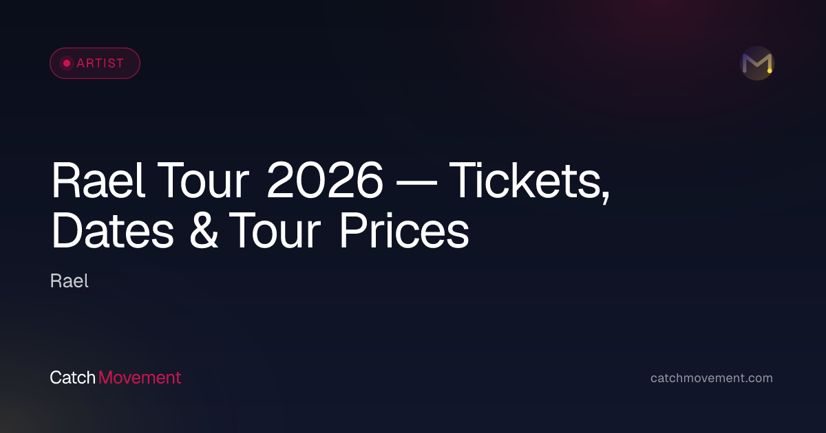 Rael Tickets And Tour Dates